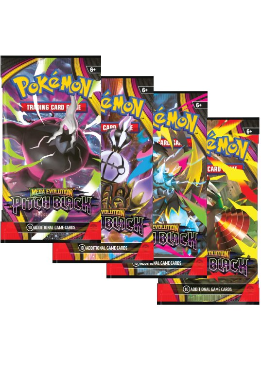 Booster Pack - ME05 Pitch Black - Pokemonkort på Pokemons.dk